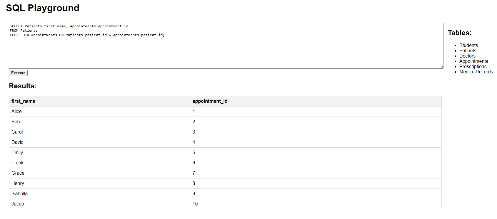 LEFT JOIN - SQL Tutorial